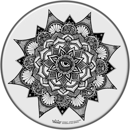 Remo Art Beat Artist Collection Skyndeep 14 inch Drum head
